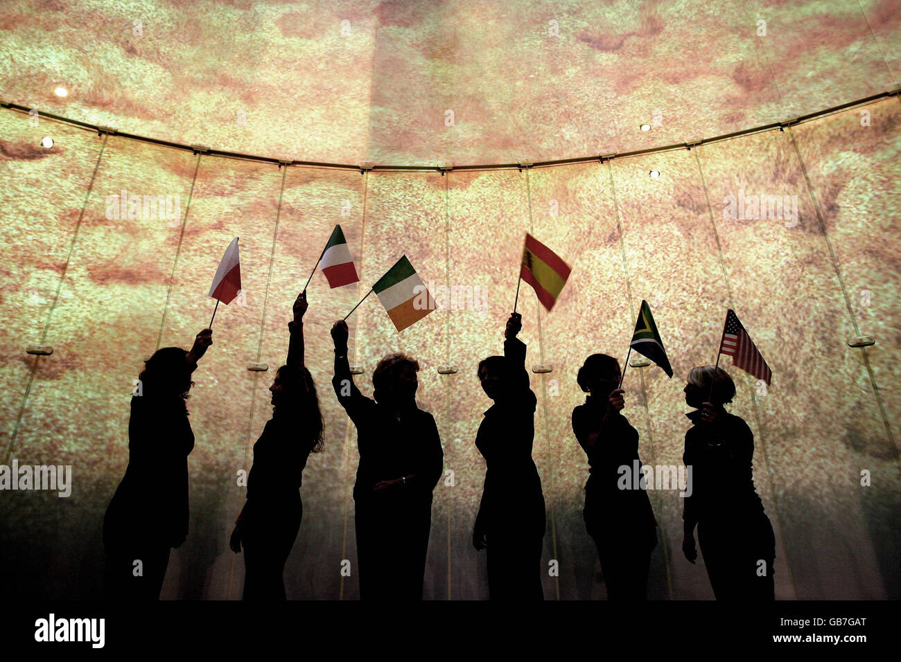 Staff from the Guinness Storehouse, Dublin, celebrate a record one ...