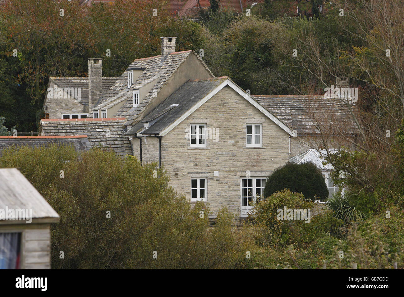 A general view of Cauldron Farm, Jonathan Ross's home on the edge of ...