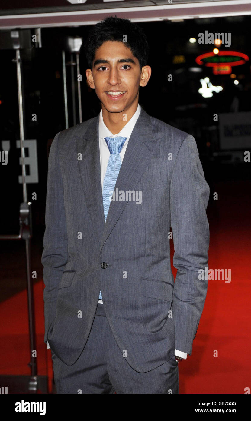 Dev Patel arrives for the closing night gala screening of Slumdog ...