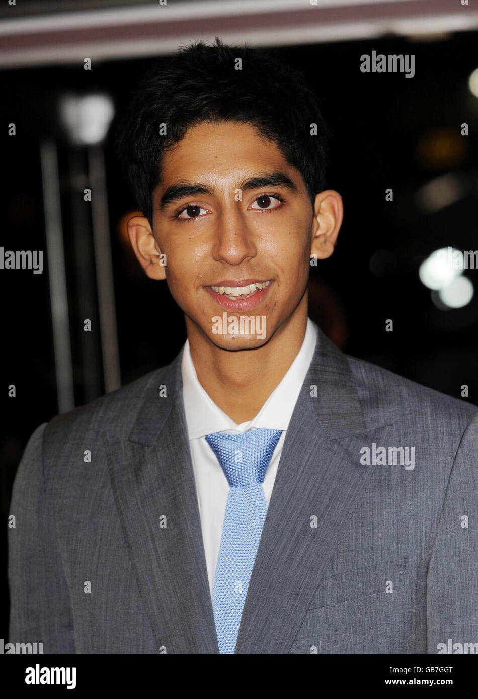 Dev patel arrives closing night gala screening slumdog millionaire hi ...