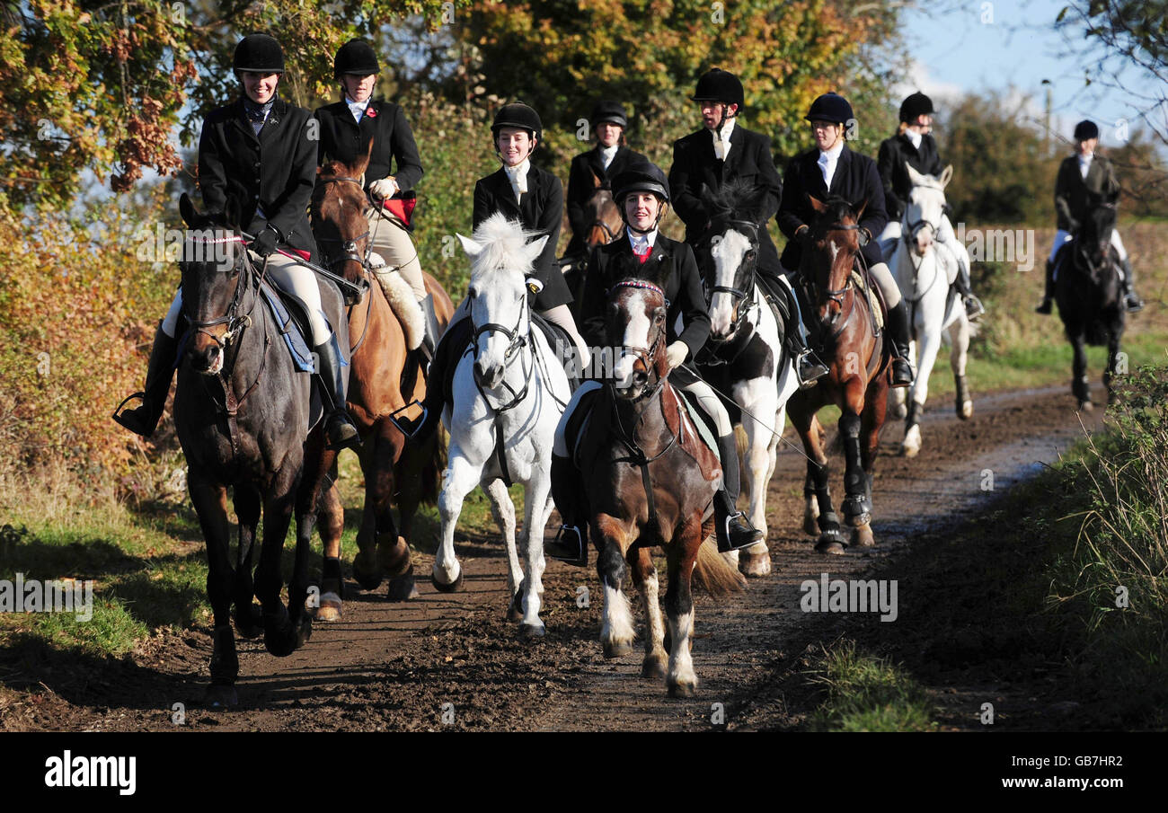 First weekend of hunting season Stock Photo - Alamy