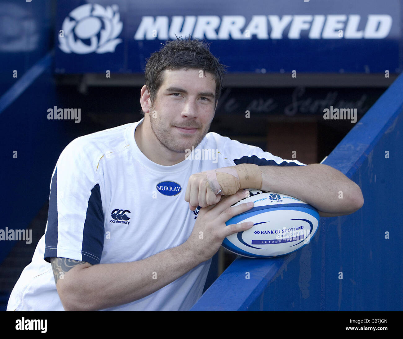Scottish rugby lock hi-res stock photography and images - Alamy
