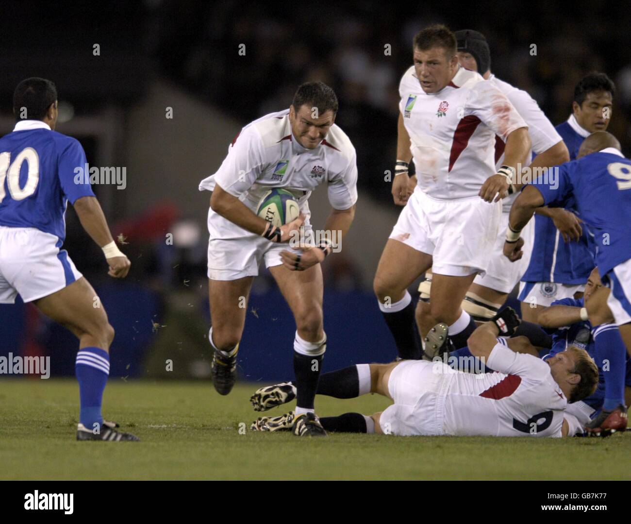 Rugby Union - World Cup 2003 - Group C - England v Samoa Stock Photo ...