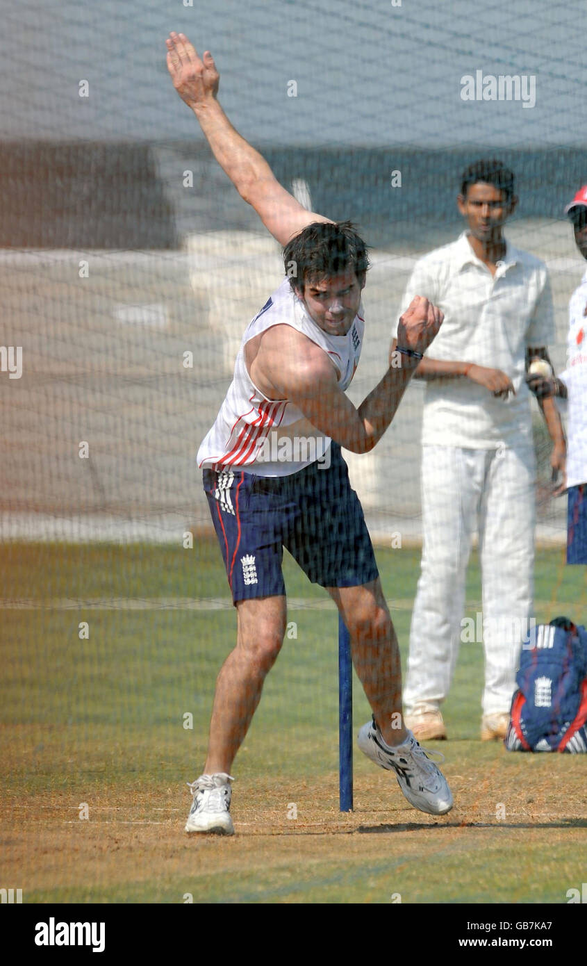 Cricket - England Press Conference and Nets Session - Brabourne Stadium ...