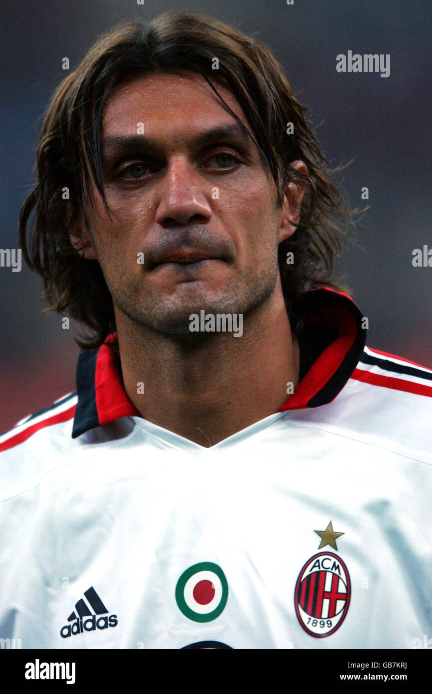 Ac milan v club brugge paolo maldini hi-res stock photography and ...