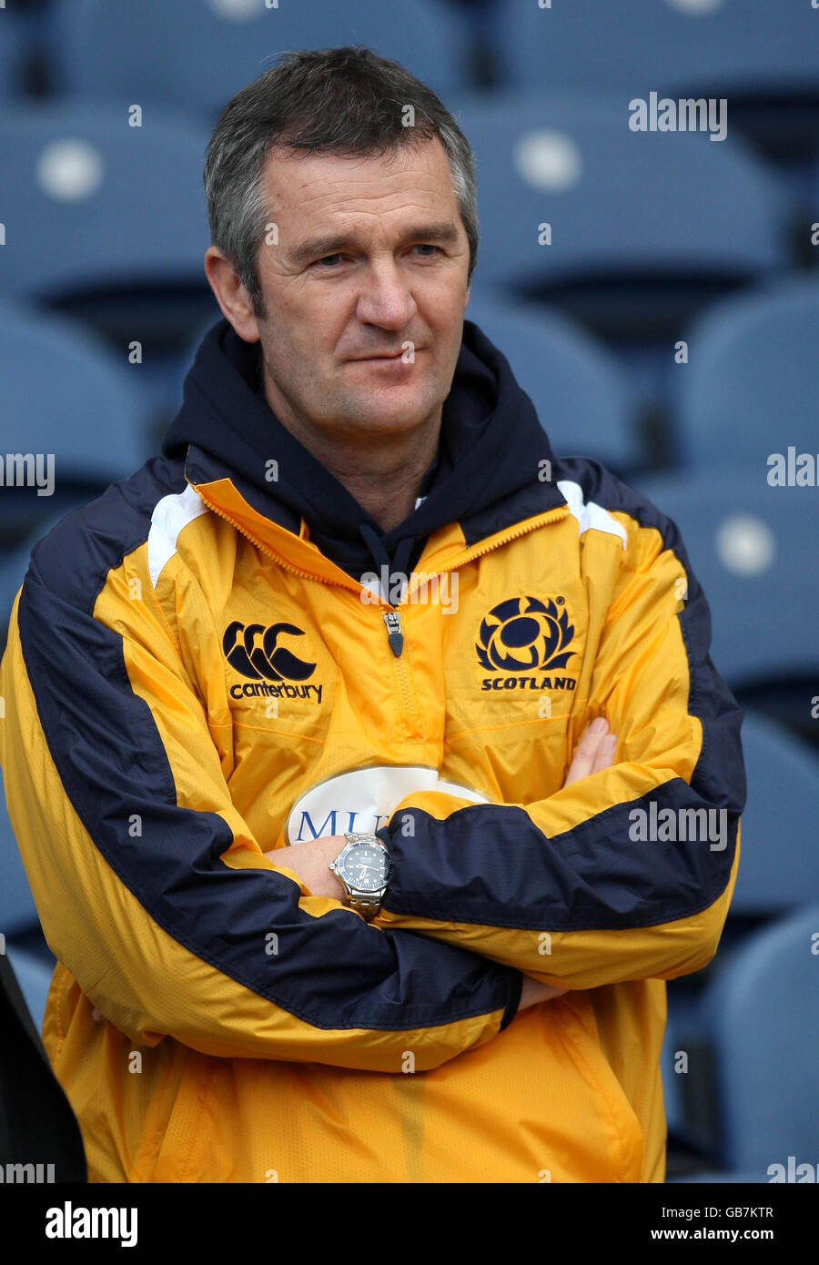 Rugby Union - Scotland Captains Run - Murrayfield. Scotland head coach ...