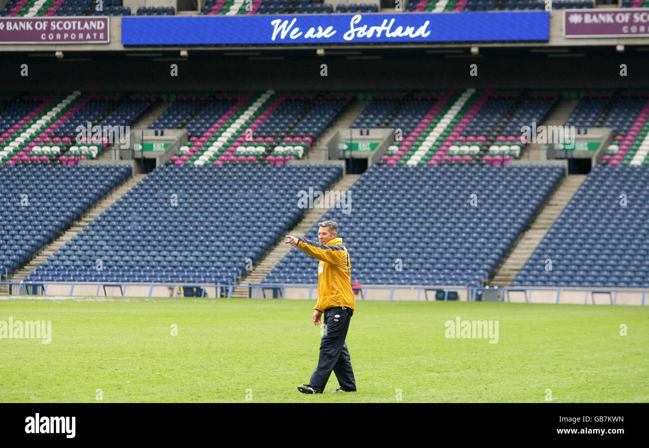 Rugby Union - Scotland Captains Run - Murrayfield Stock Photo - Alamy