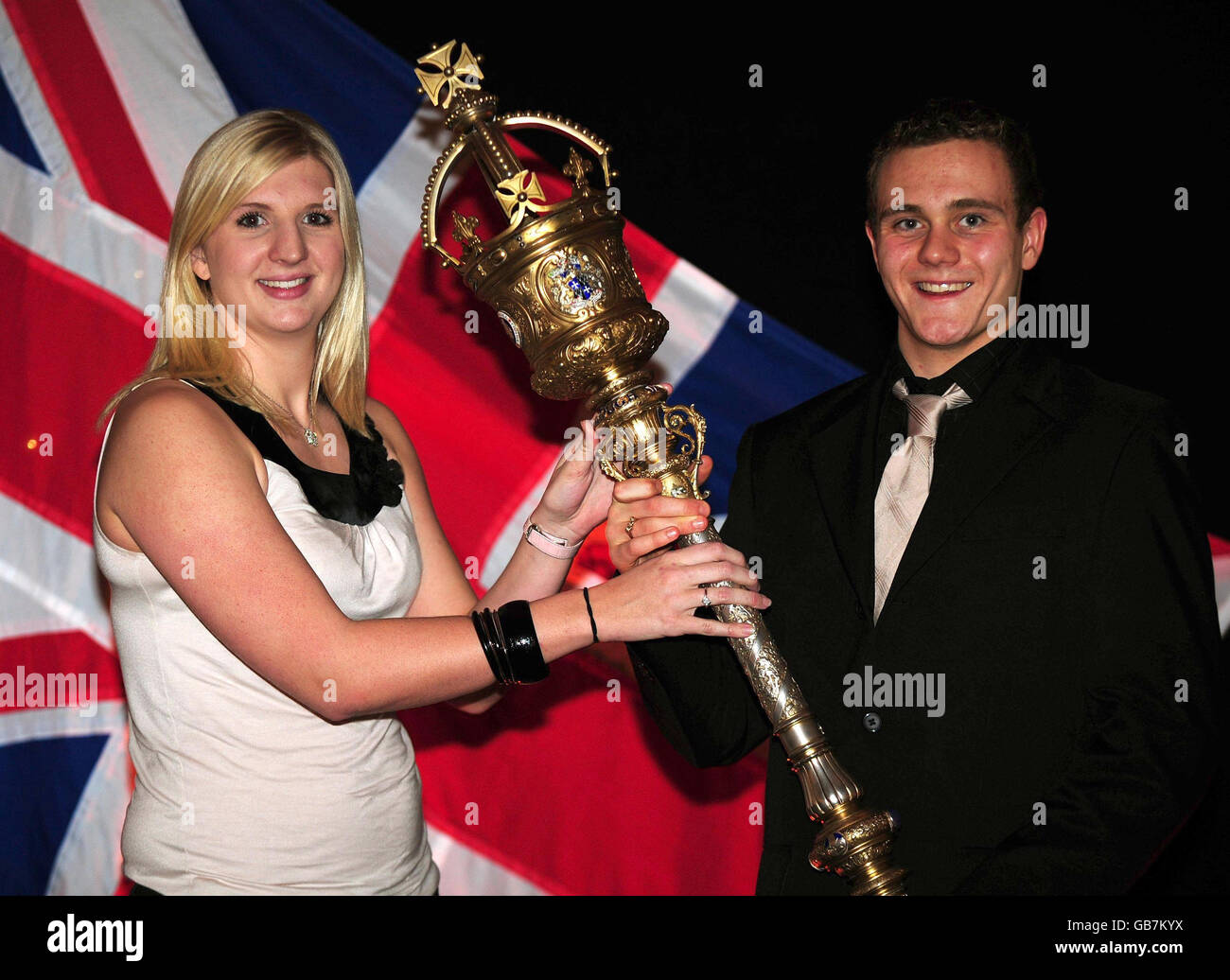Olympic Champion Rebecca Adlington and Paralympic Champion Sam Hynd ...