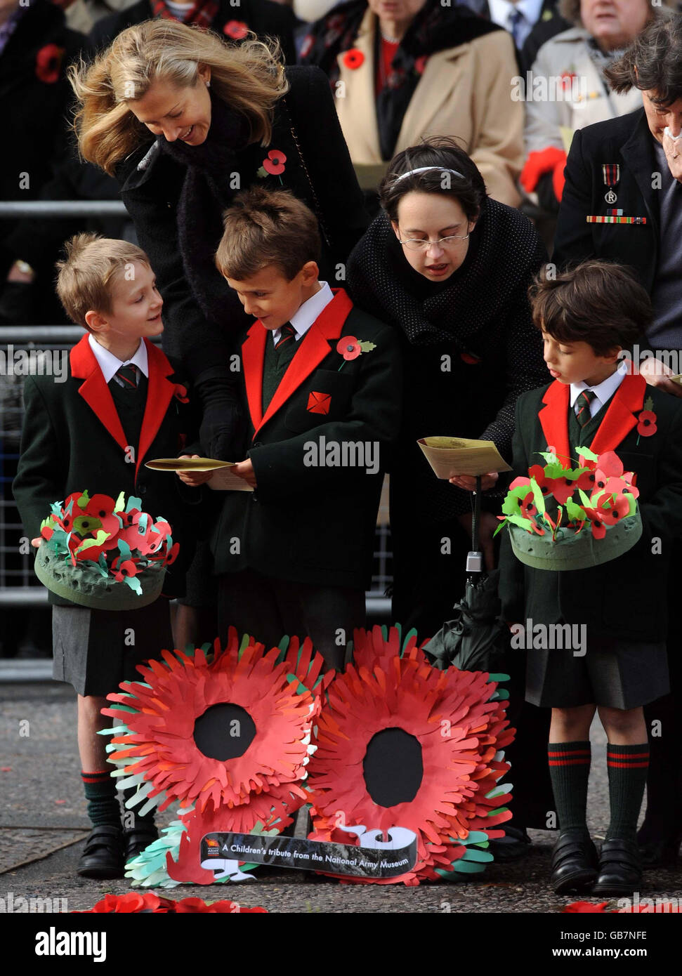 Catrina Skepper, left with son Luca Guerrini Maraldi , 6, centre and ...