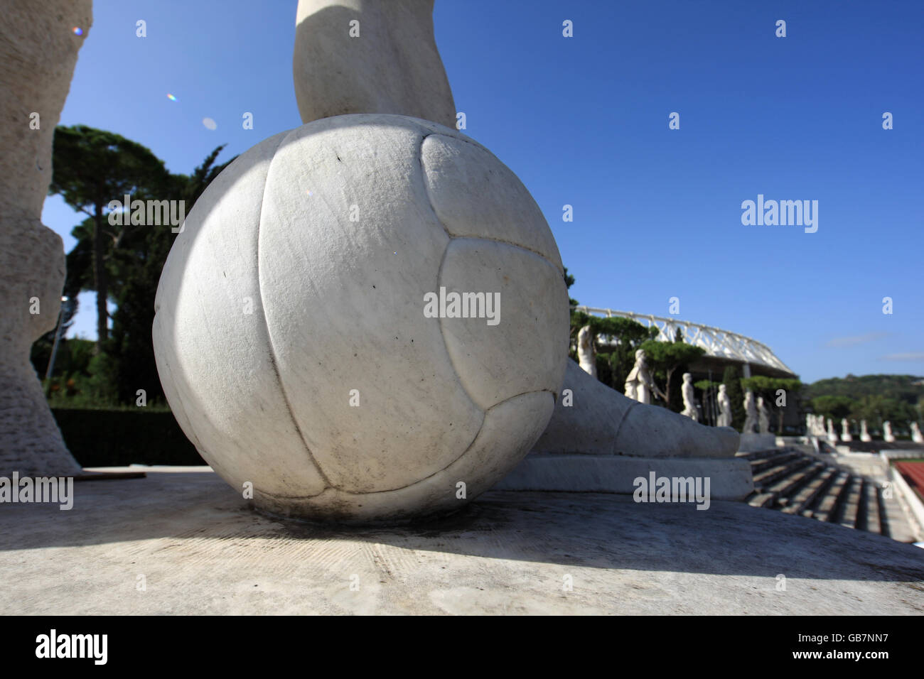 Olympic stadium rome football outside hi-res stock photography and ...
