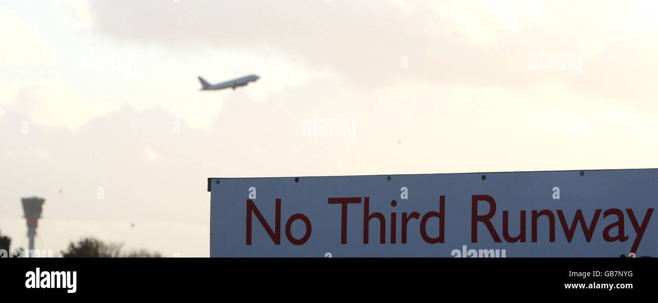 Third runway for Heathrow Stock Photo - Alamy