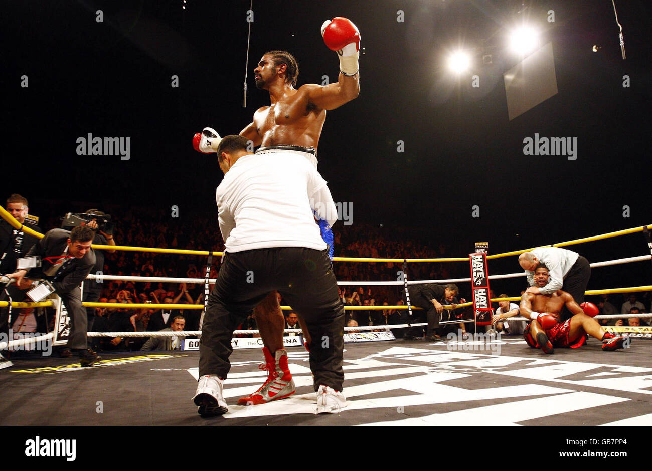 Boxing - Heavyweight - David Haye v Monte Barrett - O2 Arena. Britain's ...