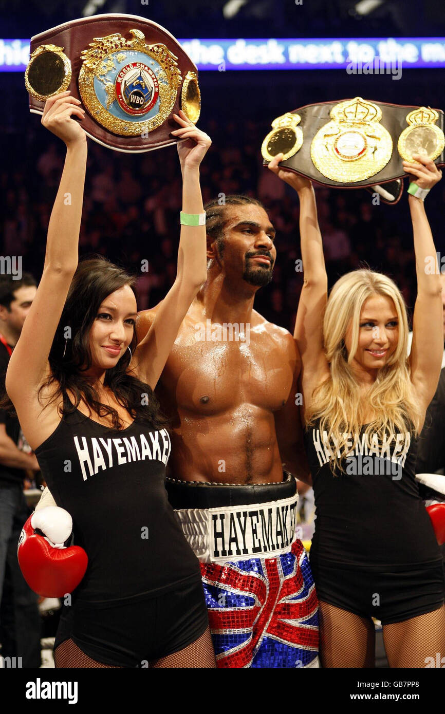 Boxing - Heavyweight - David Haye v Monte Barrett - O2 Arena Stock ...