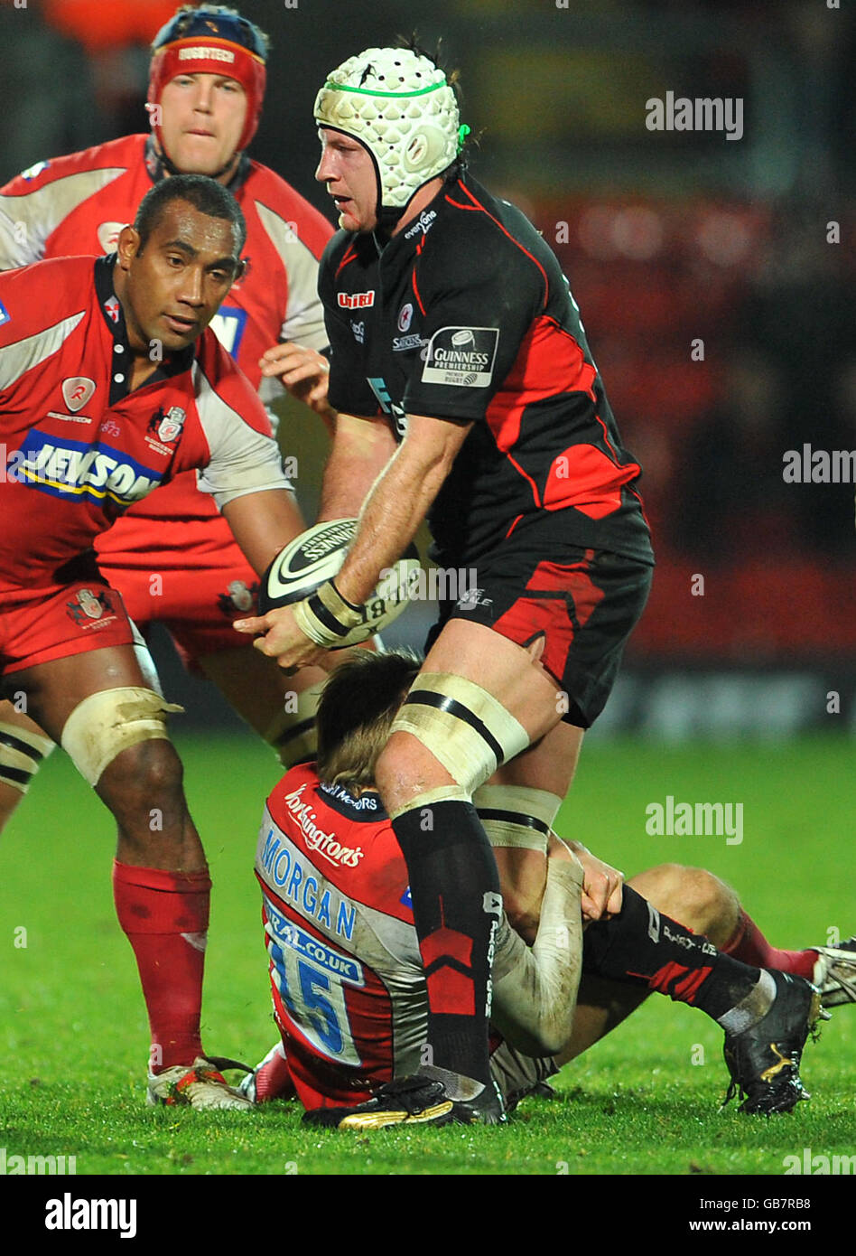 Saracens wikus van heerden makes his debut hi-res stock photography and ...