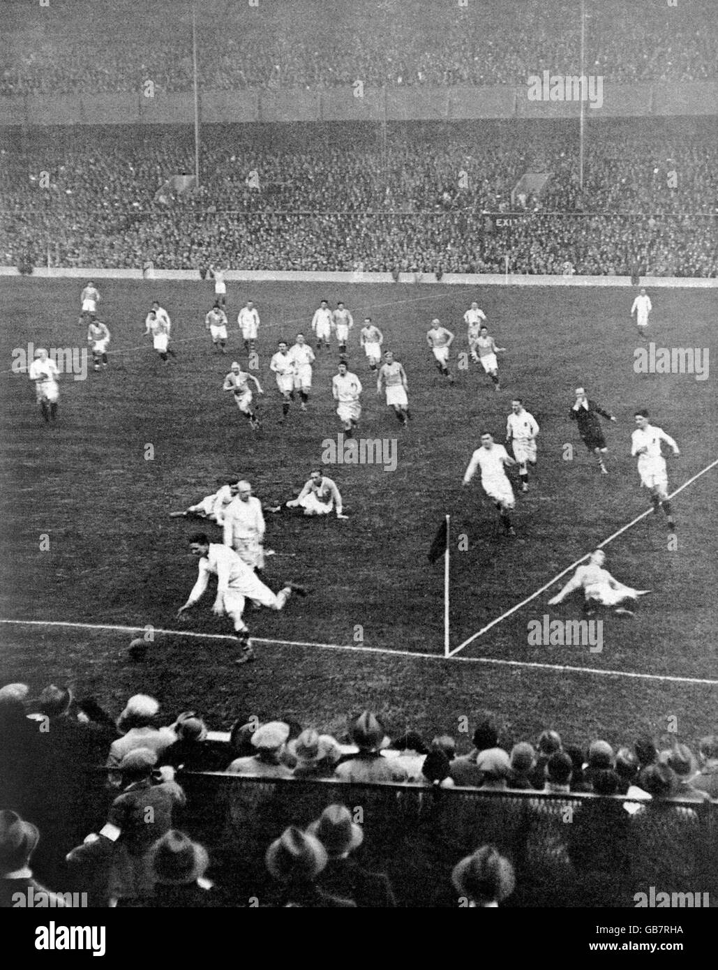 French corner flag hi-res stock photography and images - Alamy