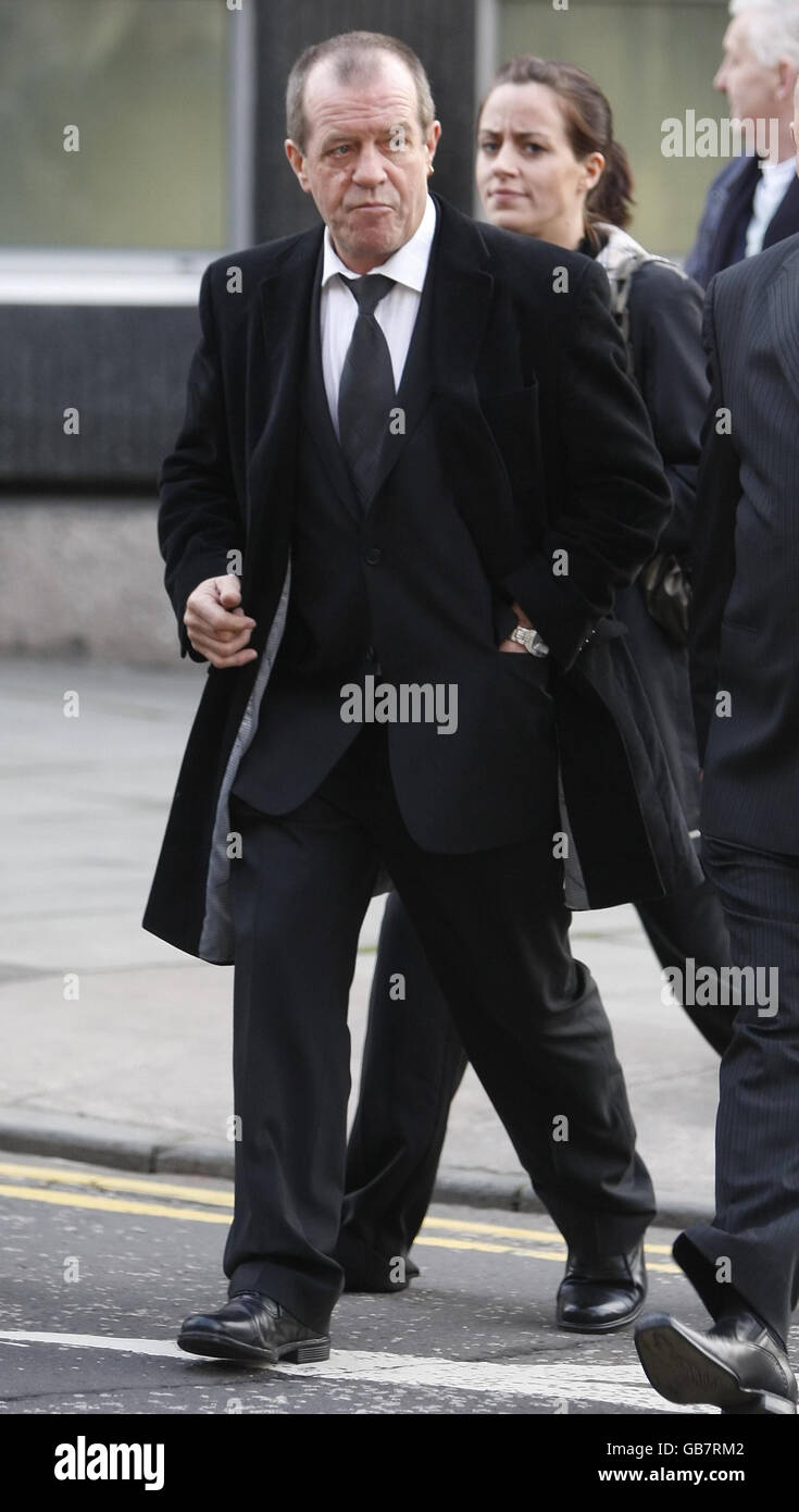 Michael Hamilton, father of murdered schoolgirl Vicky Hamilton, arrives ...