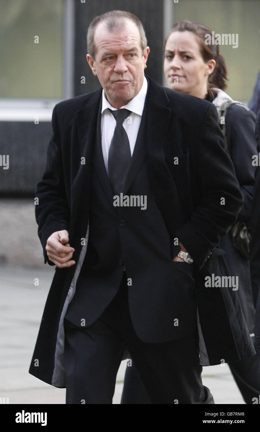 Michael Hamilton, father of murdered schoolgirl Vicky Hamilton, arrives ...