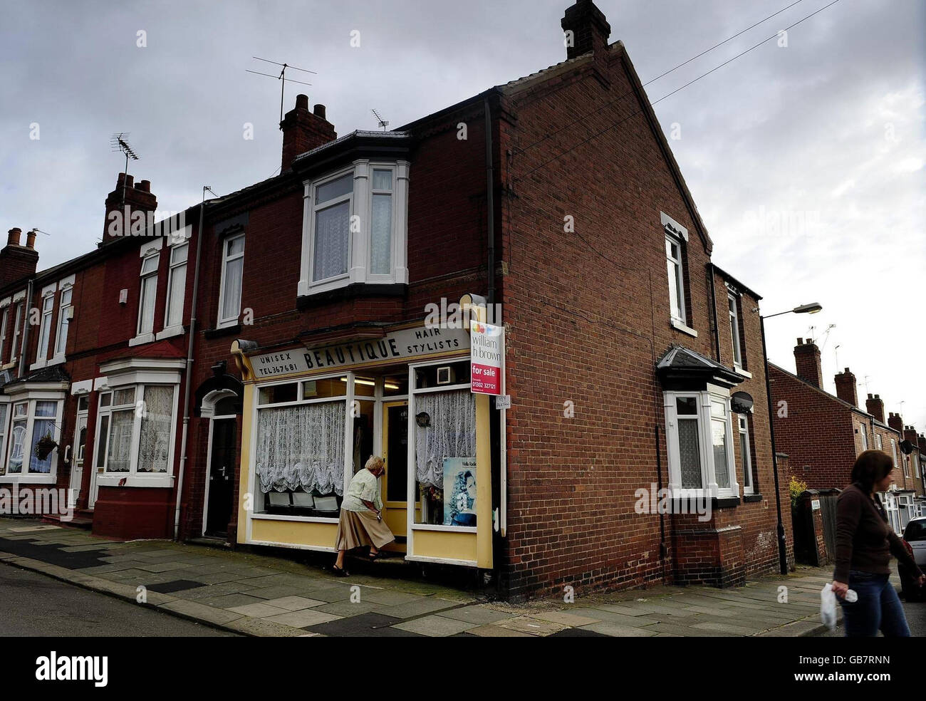 Arkwrights shop for sale Stock Photo - Alamy