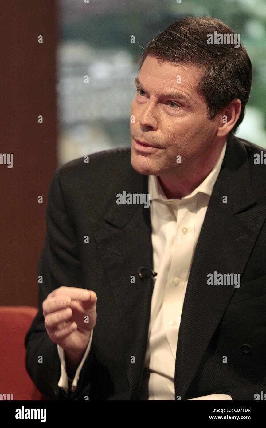Interview top half microphone hi-res stock photography and images - Alamy