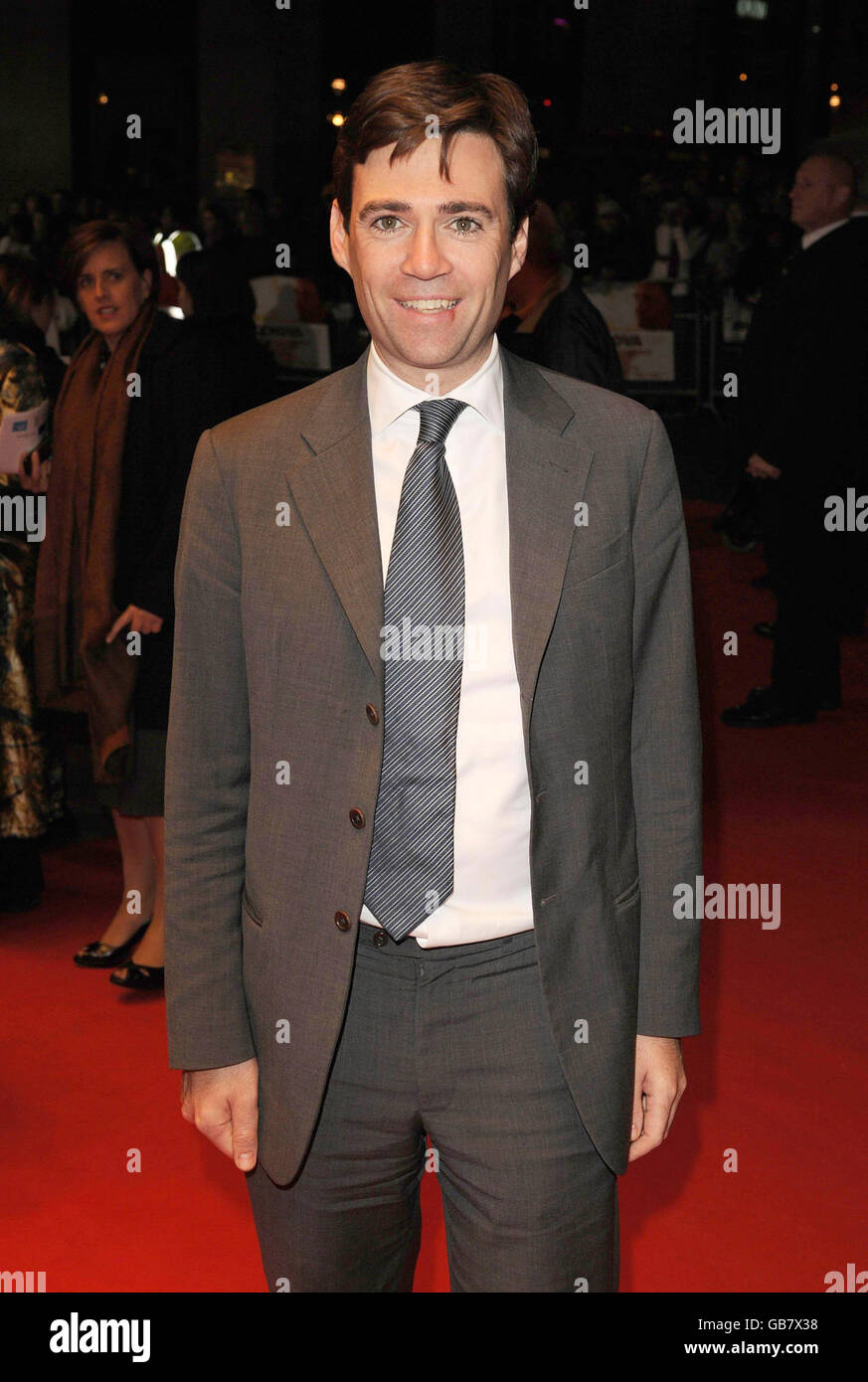 Rt.Hon Andy Burnham MP arriving at the Gala Screening of 'Genova ...