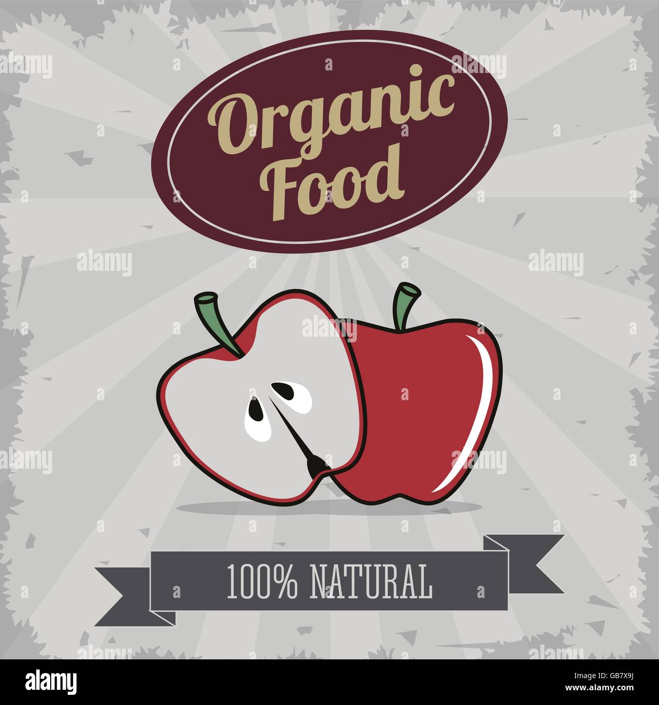 Apple icon. Menu and food design. Vector graphic Stock Vector Image ...