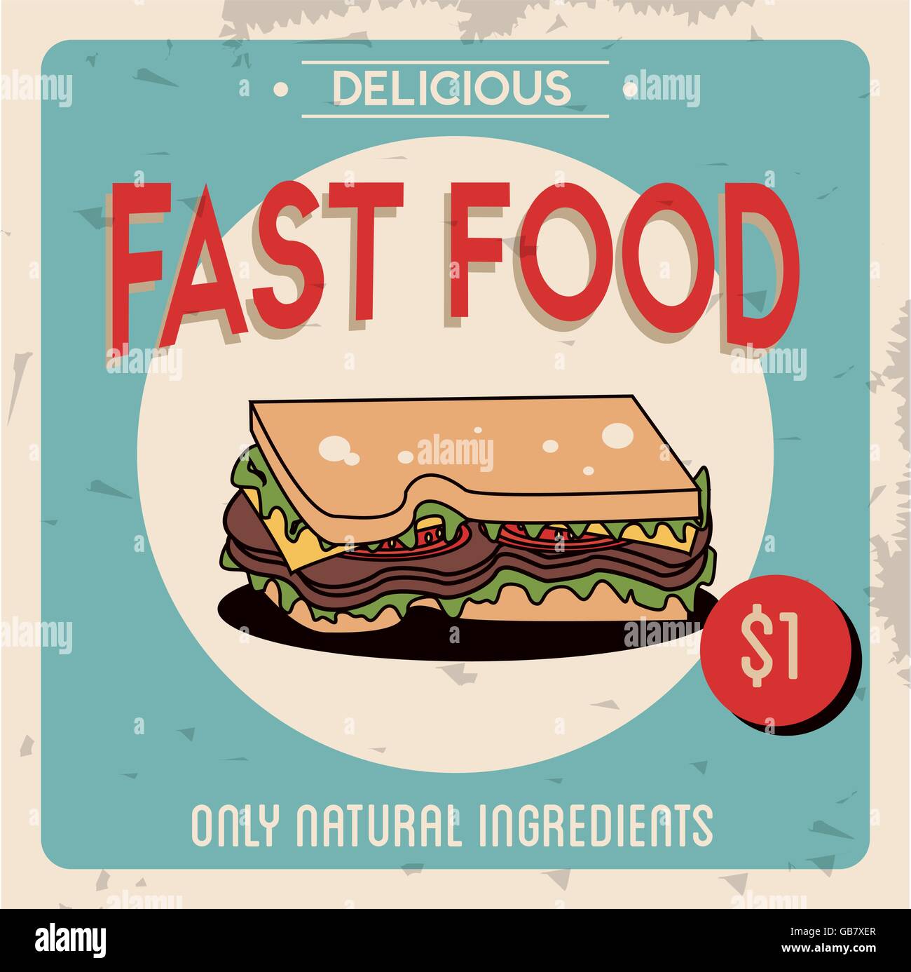 Sandwich icon. Menu and food design. Vector graphic Stock Vector Image ...