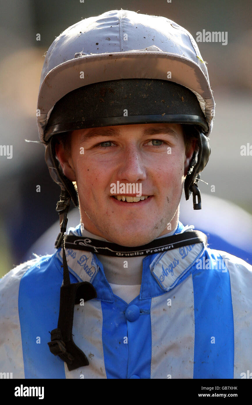 Jockey tom queally at nottingham racecourse hi-res stock photography ...
