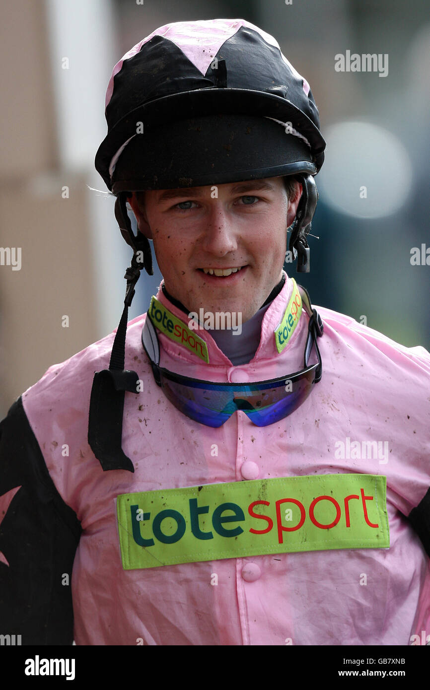 Horse Racing - Nottingham Racecourse. Tom Queally, Jockey Stock Photo ...