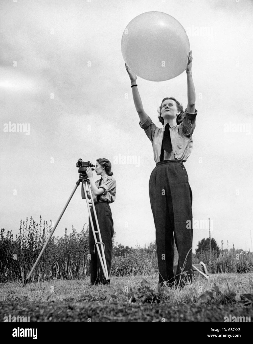 Weather - Weather Forecasting - Uxbridge Weather Station - 1947 Stock ... Weather - Weather Forecasting - Uxbridge Weather Station - 1947 Stock ...