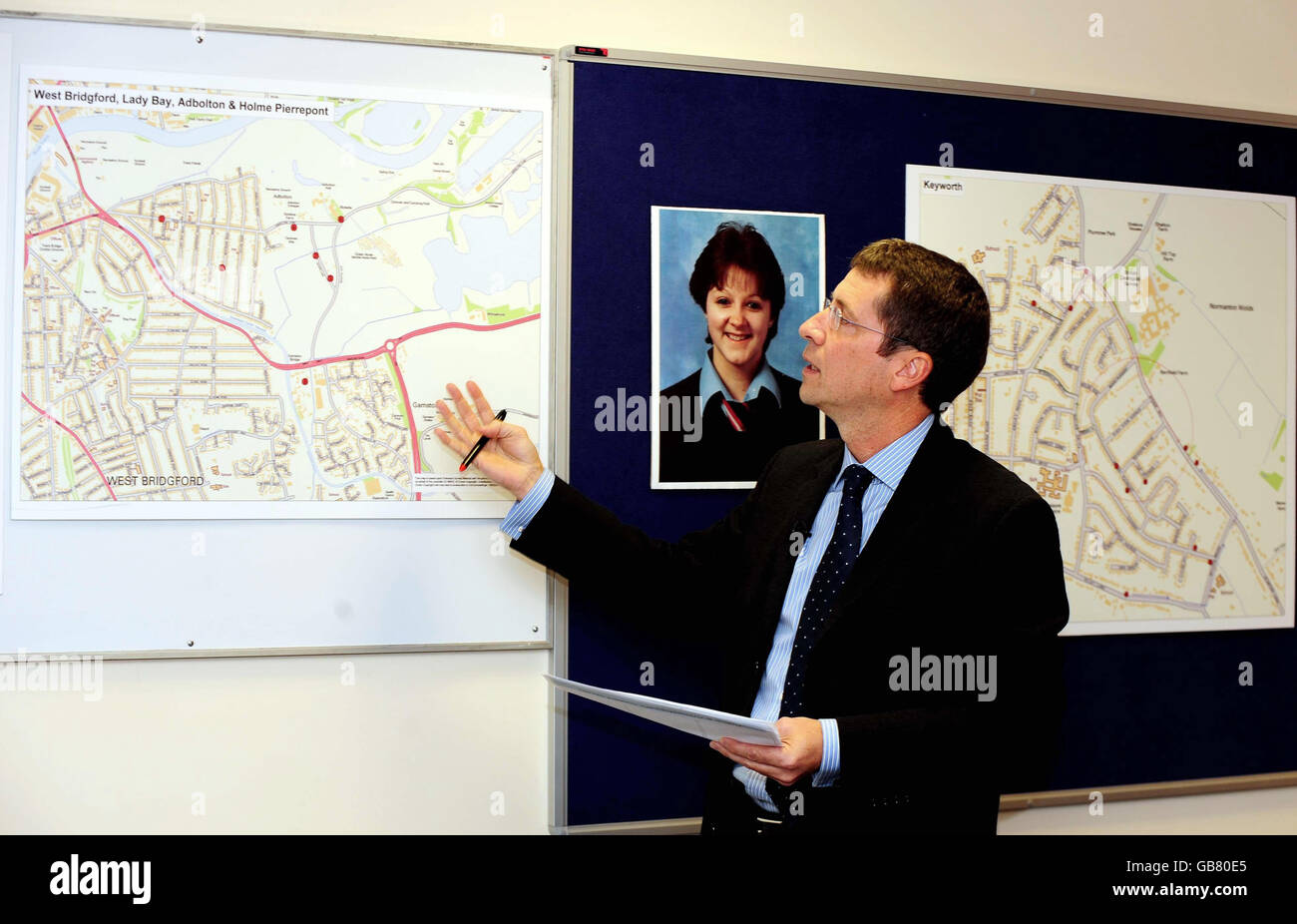 Colette Aram inquiry Stock Photo - Alamy