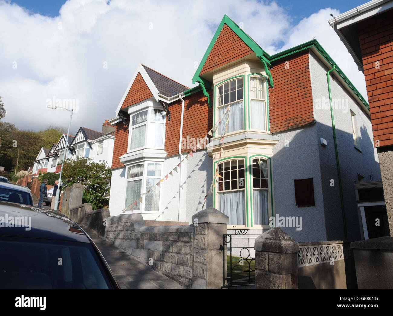 Dylan Thomas' home opens to public Stock Photo - Alamy