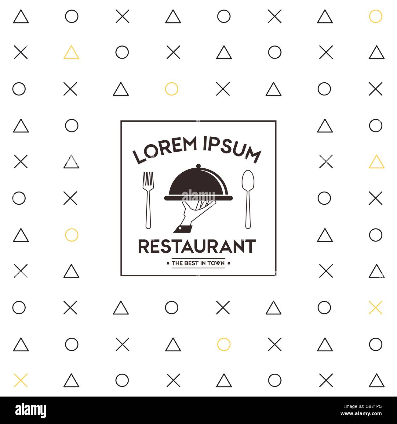 Plate icon. Food and Menu design. Vector graphic Stock Vector Image ...