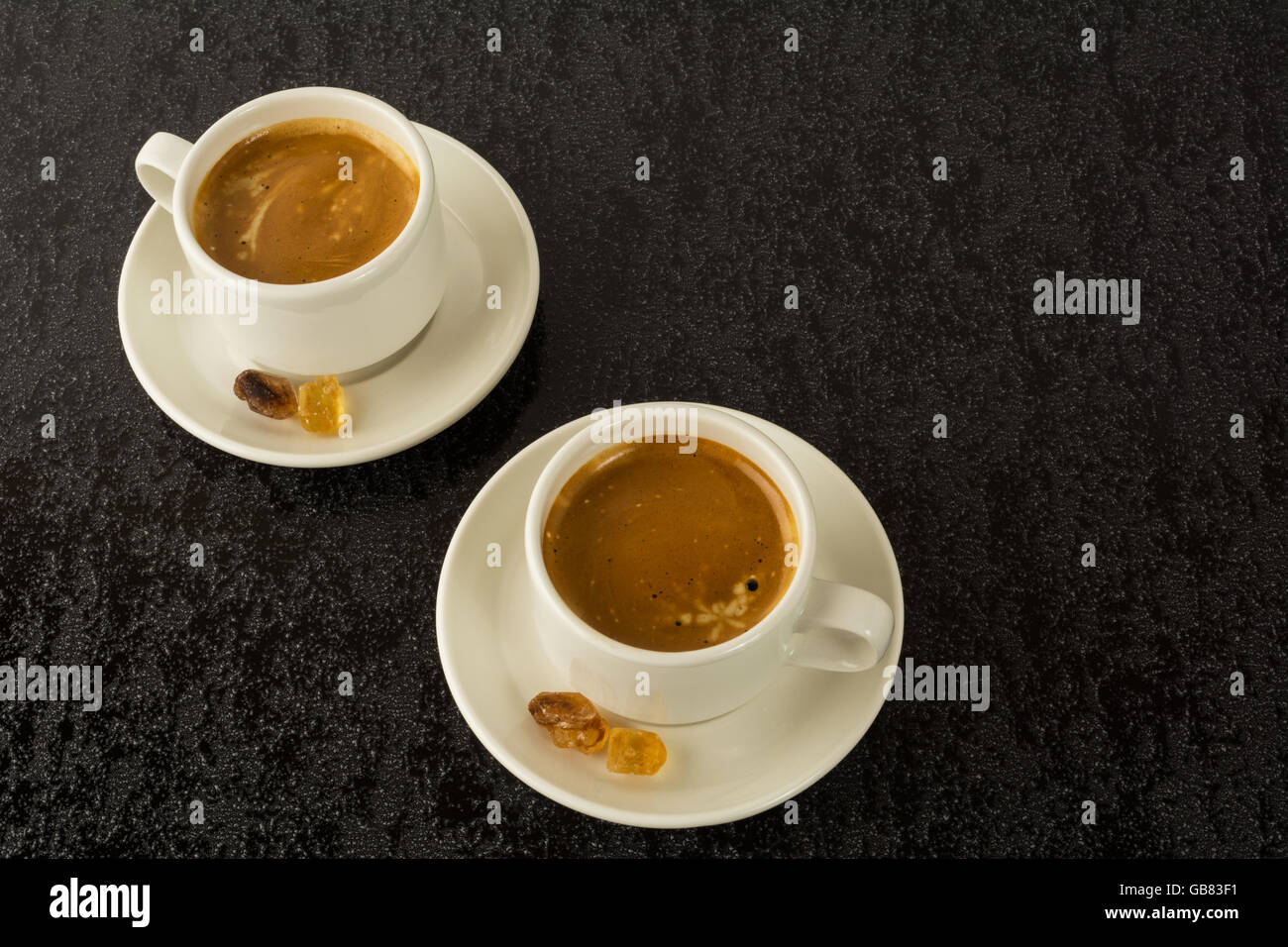 Two white cups hi-res stock photography and images - Alamy