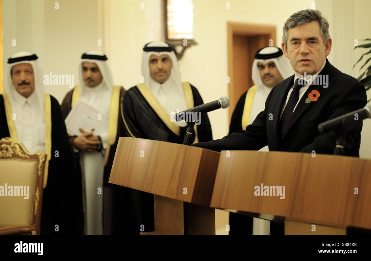 Qatari prime minister hi-res stock photography and images - Alamy