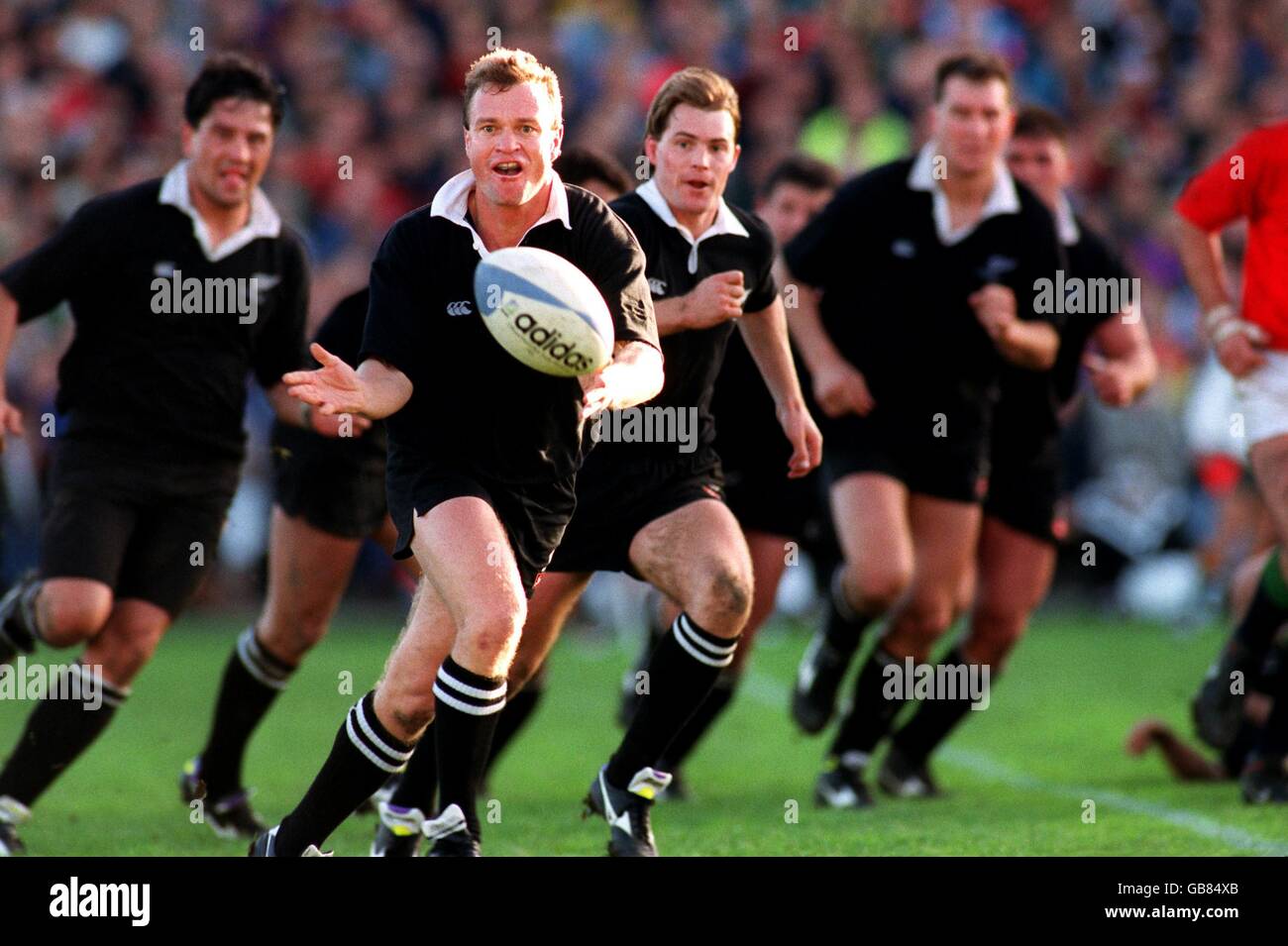 BRITISH LIONS TOUR RUGBY UNION. GRANT FOX, NEW ZEALAND Stock Photo - Alamy