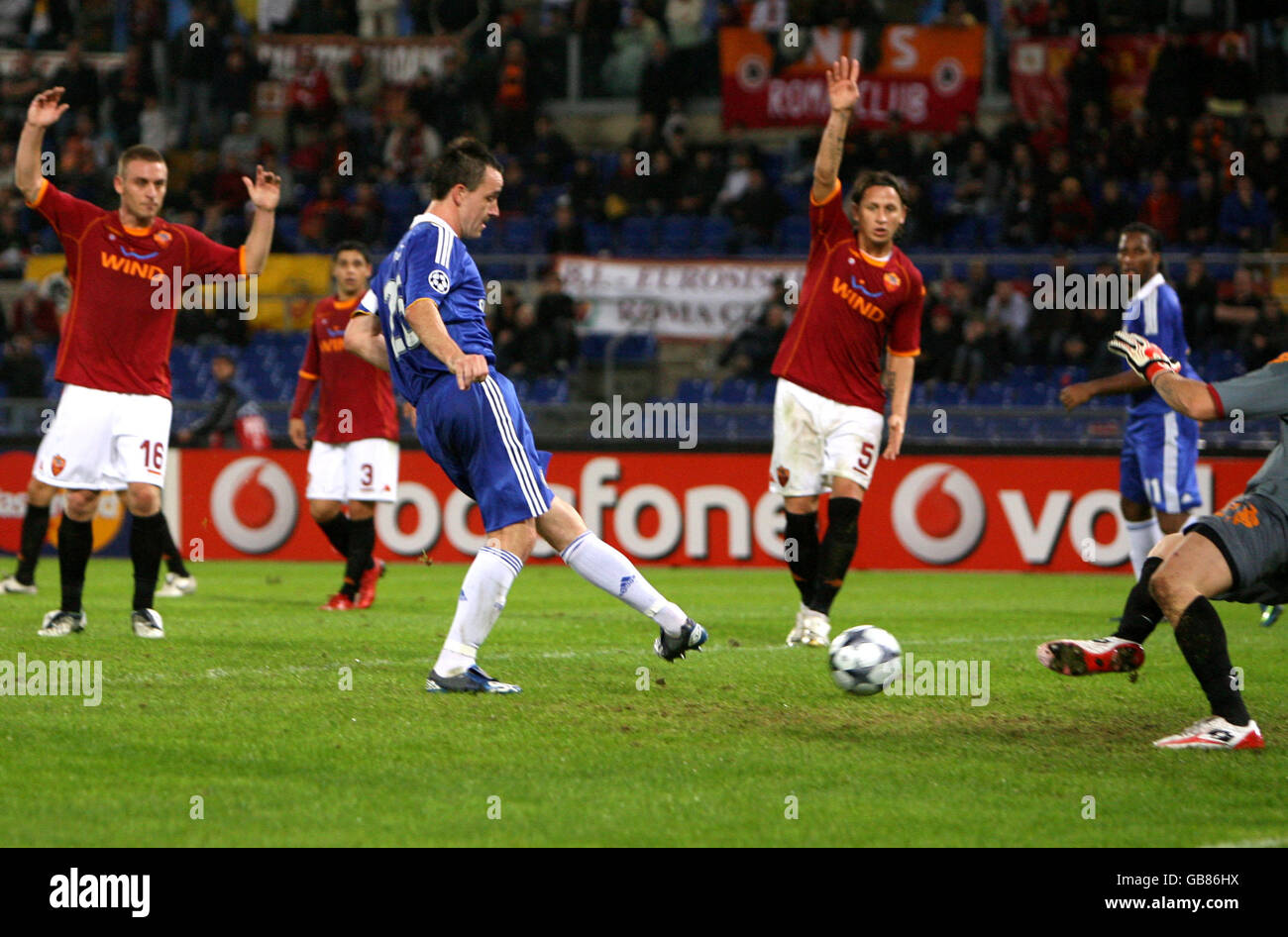 Soccer uefa champions league group roma chelsea stadio olimpico hi-res ...