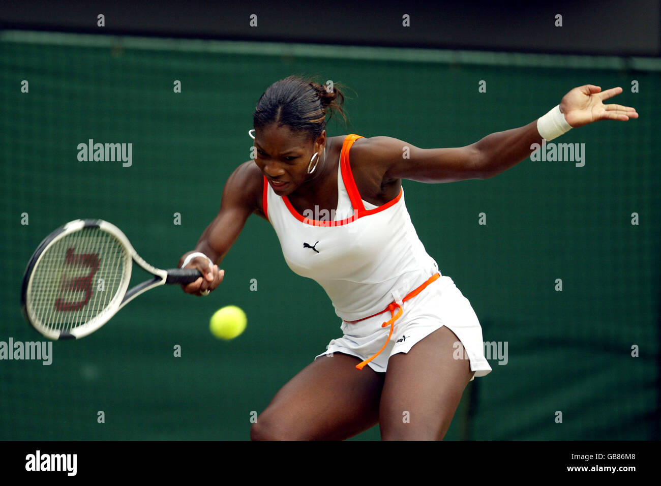Tennis wimbledon 2003 womens quarter final serena williams v jennifer ...