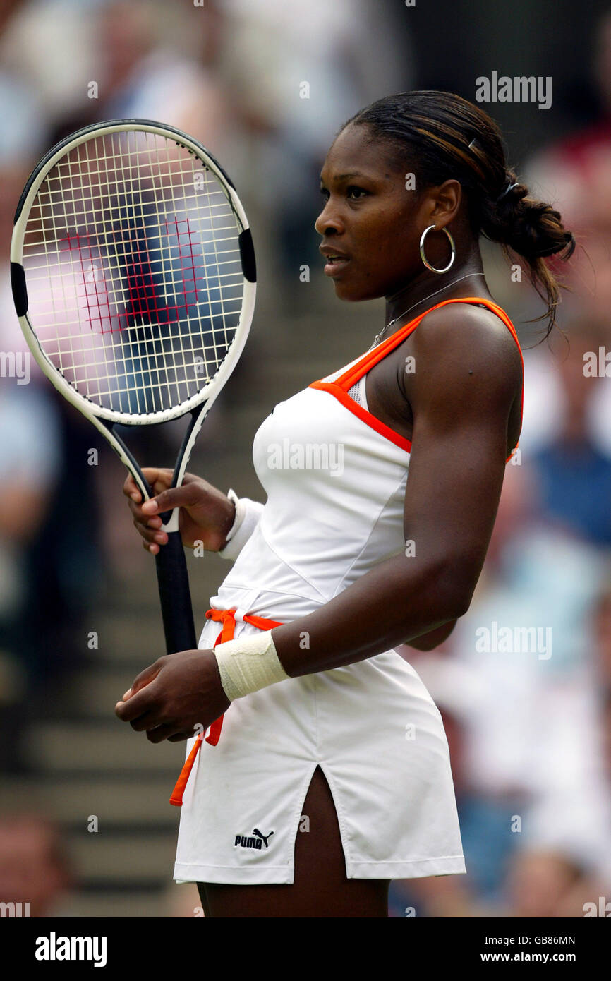 Tennis wimbledon 2003 womens quarter final serena williams v jennifer ...