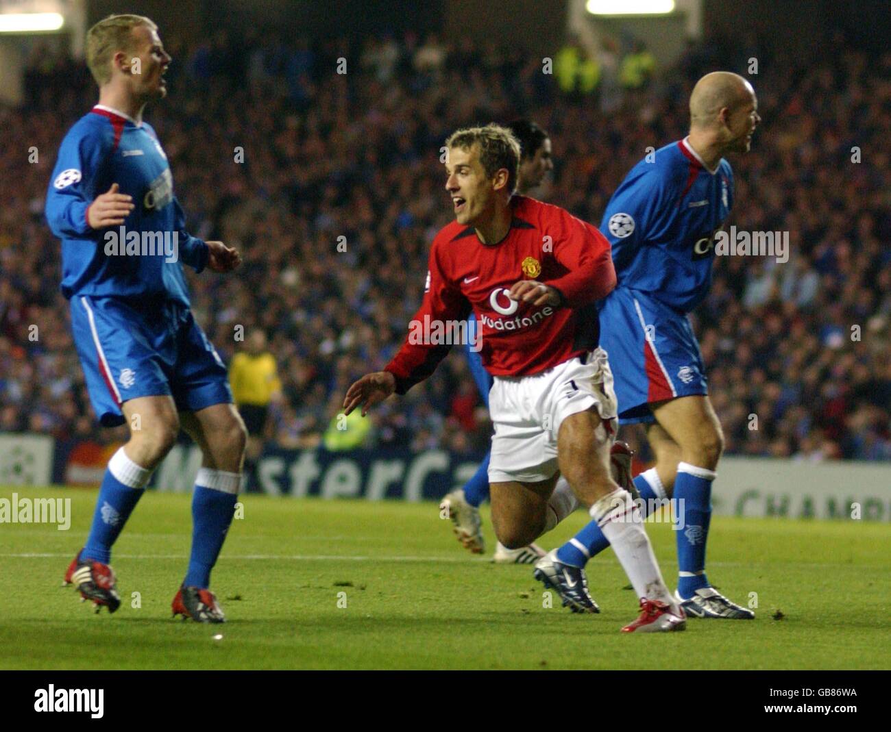 Rangers v manchester united henning berg hi-res stock photography and ...