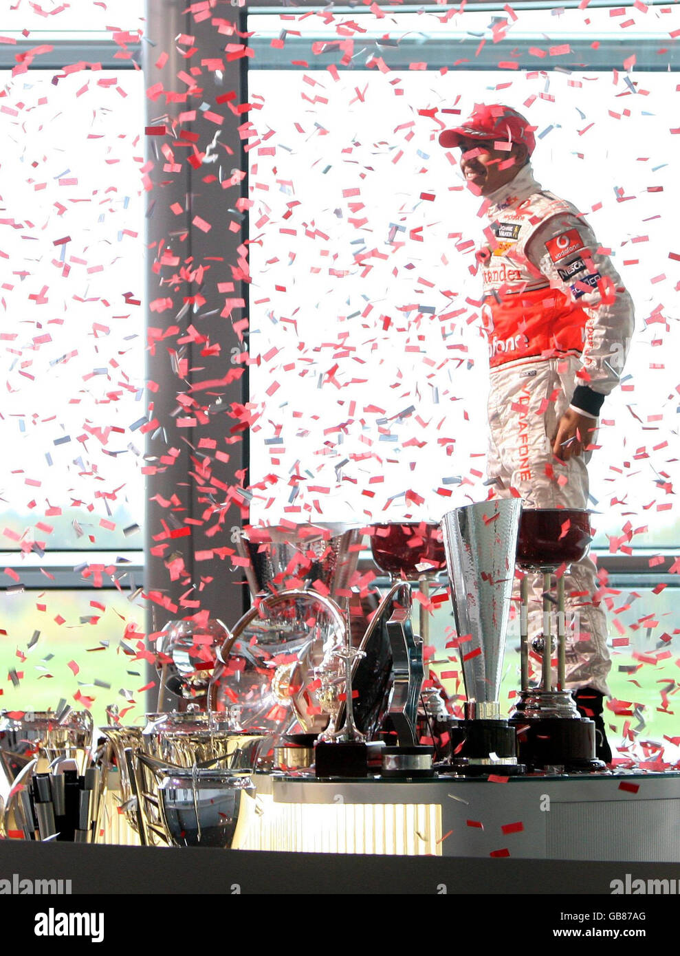 Britain's Formula One World Champion Lewis Hamilton returns to the ...