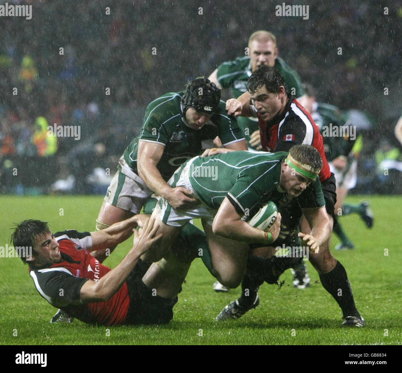 Rugby union guinness series 2008 ireland canada thomond park stadium hi ...