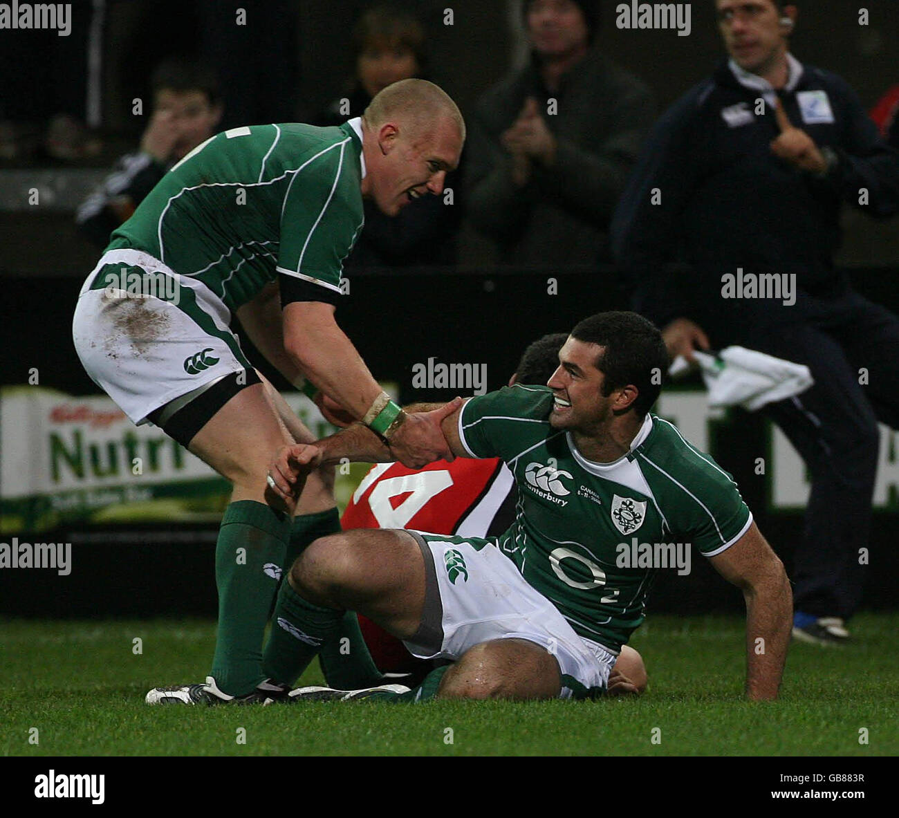 Rugby union guinness series 2008 ireland canada thomond park stadium hi ...
