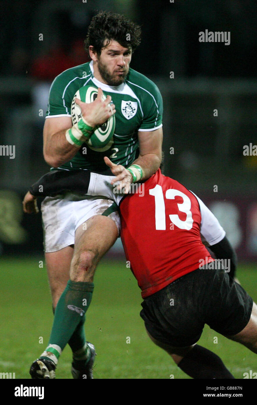 Rugby union guinness series 2008 ireland canada thomond park stadium hi ...