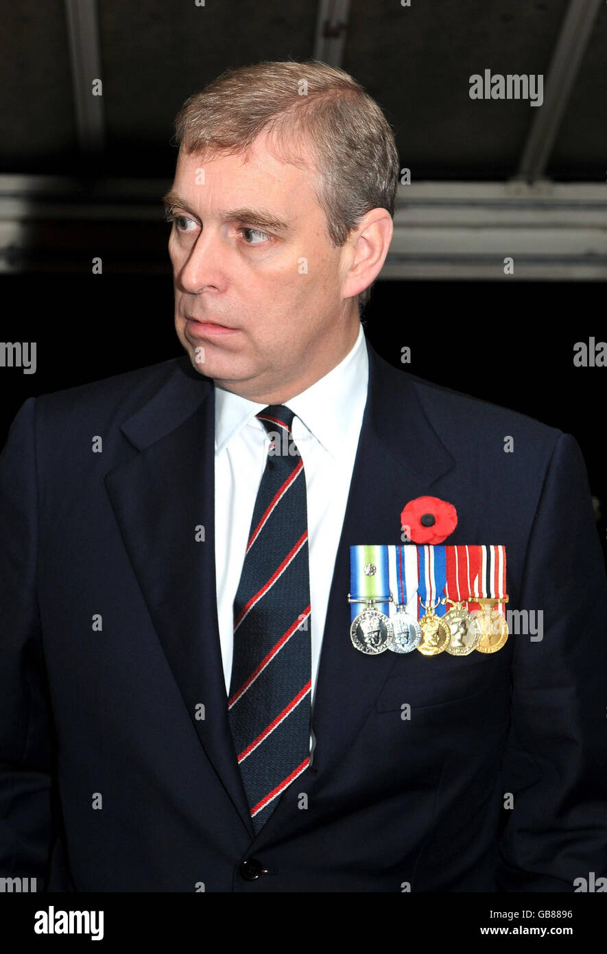 The Duke of York arrives at the Royal Albert Hall, London, for the ...