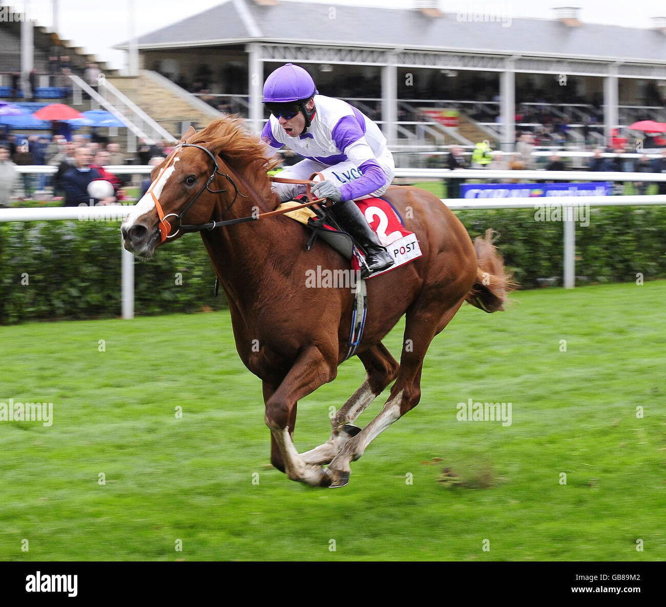Jamie Spencer and Crowded House win the Racing Post Trophy at Doncaster ...