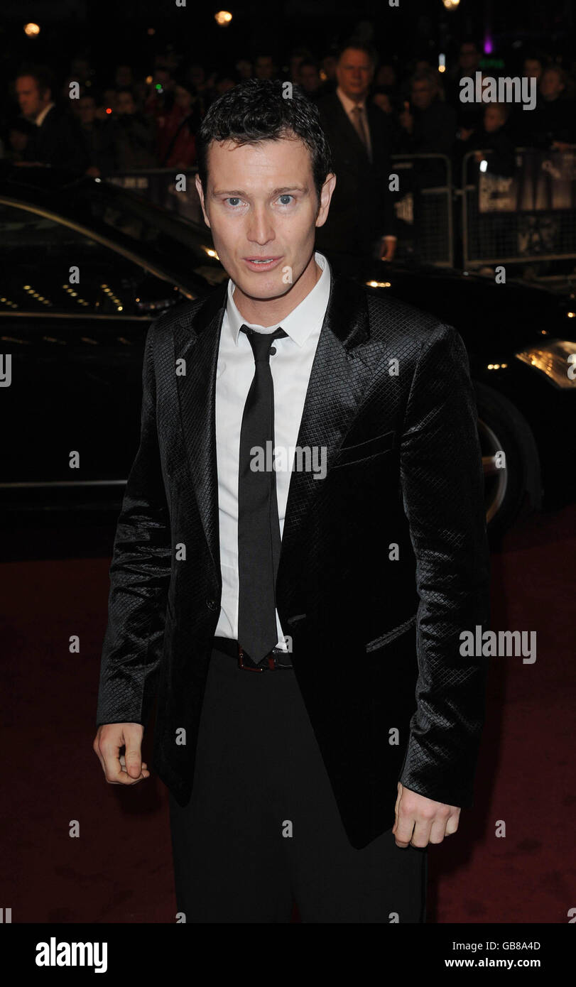 Nick moran arrives at the premiere of telstar hi-res stock photography ...