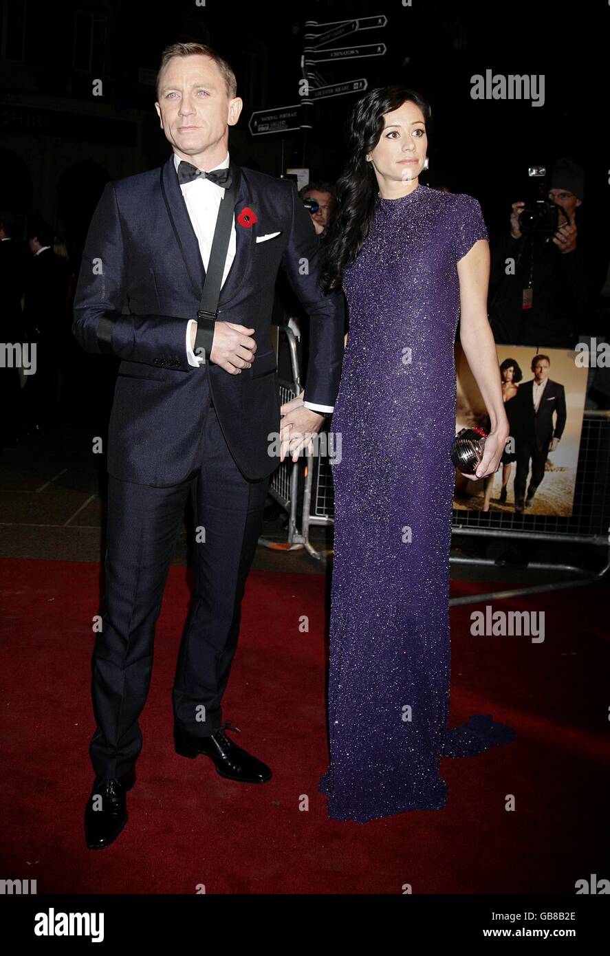 Daniel Craig and Satsuki Mitchell arrives for the World premiere of ...