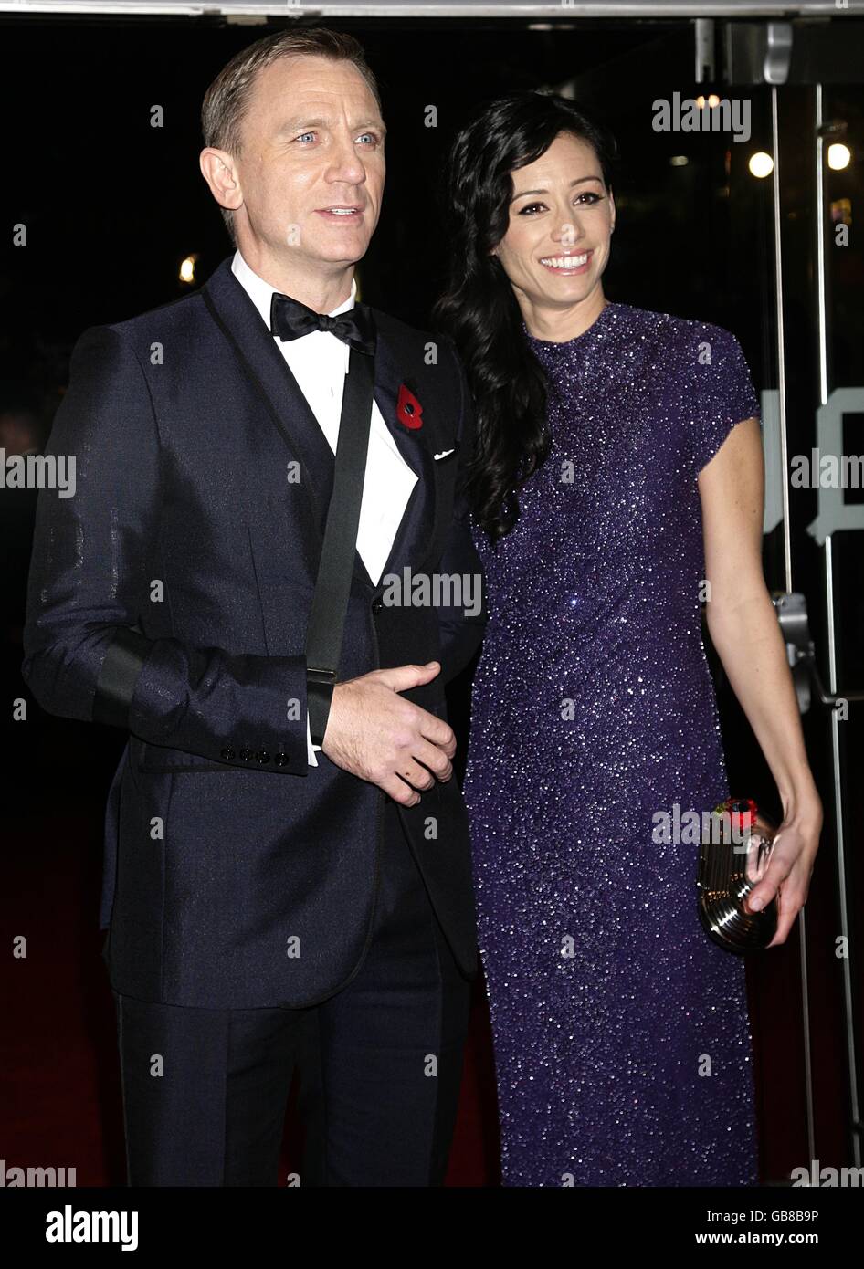 Daniel Craig and Satsuki Mitchell arrives for the World premiere of ...