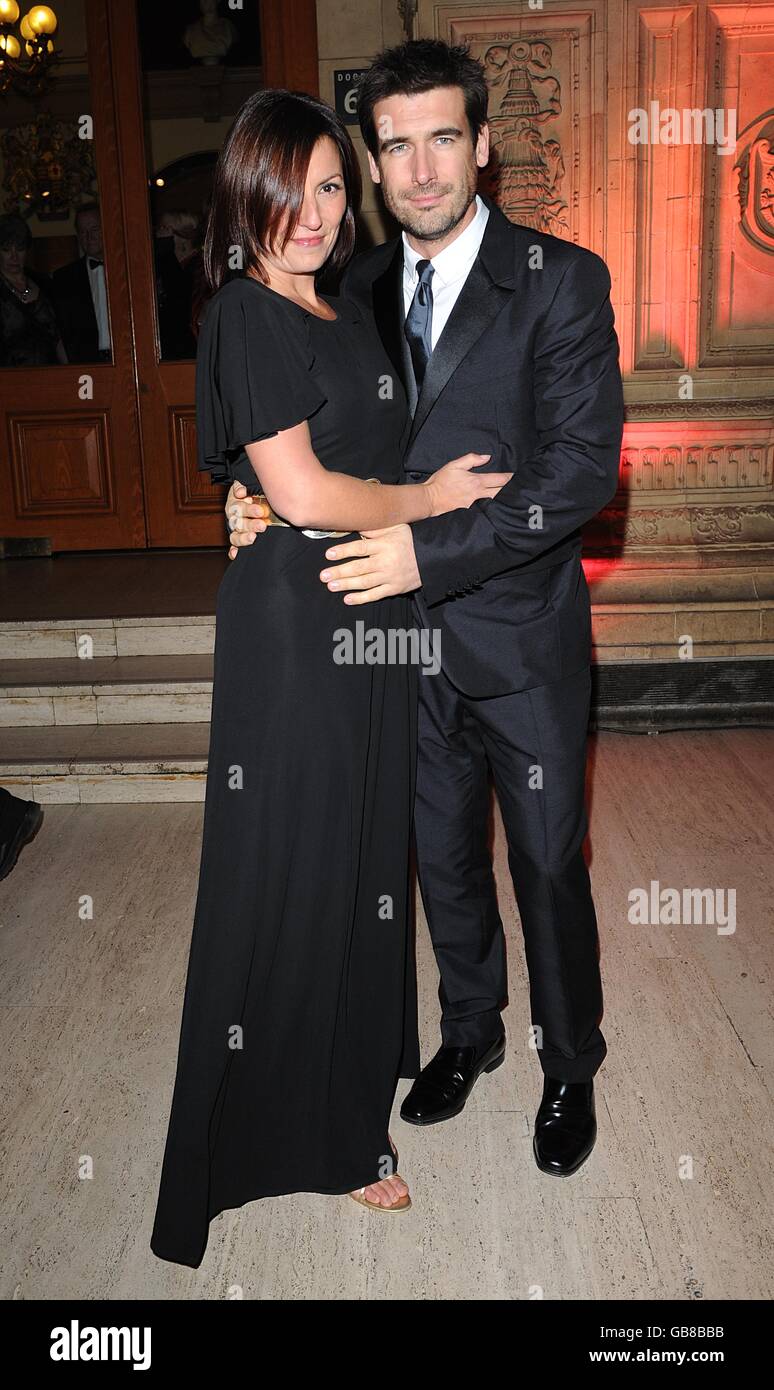 Davina McCall and Matthew Robertson at the 2008 National Television ...