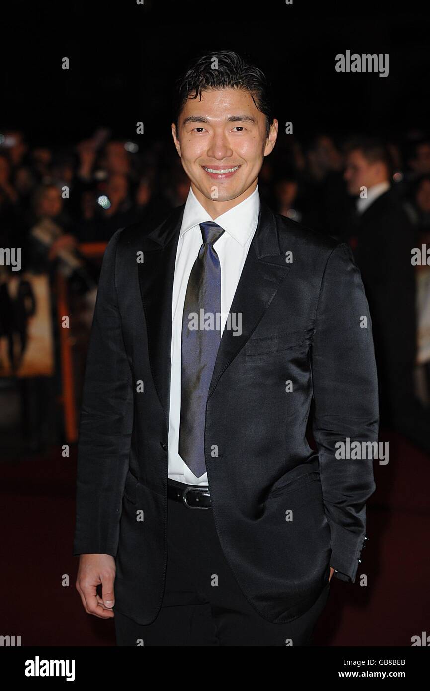 Rick Yune arrives for the World premiere of 'Quantum Of Solace' at the ...